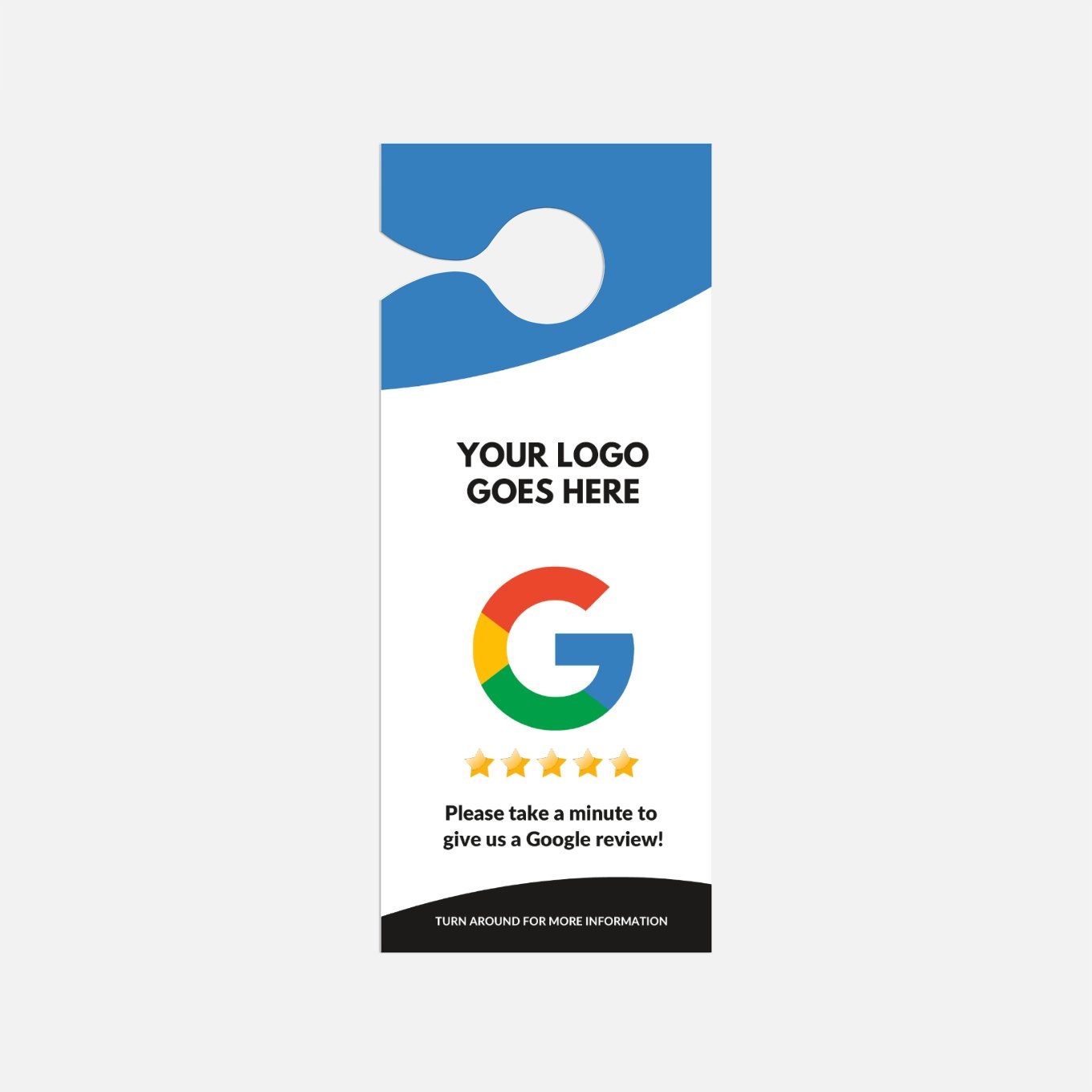 Google Review QR Code Hanger, Car Mirror Hanger, Rate Us on Google ...
