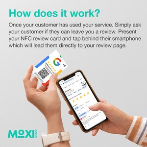 1x NFC Contactless Google Review Cards, Single Sided Card, PVC Feedback ...