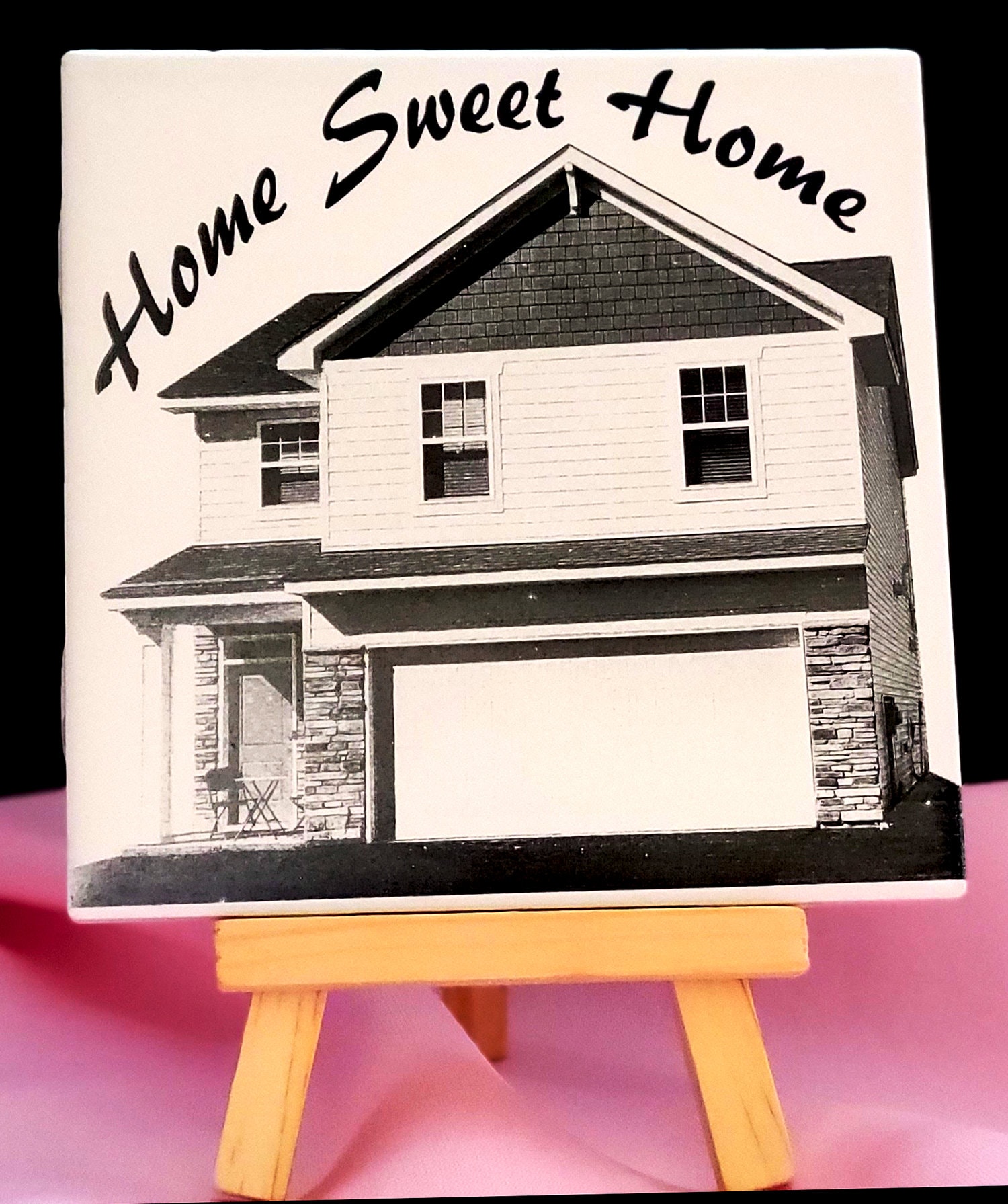 Laser Engraved Photo on White Tile. Custom Laser Engraved Ceramic Tile ...