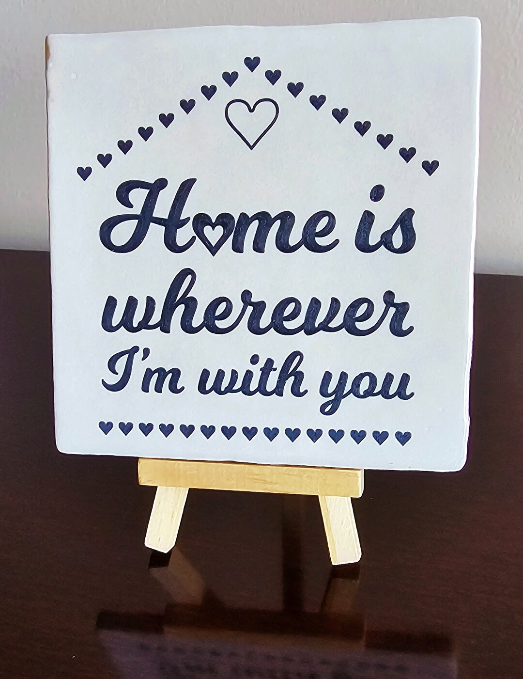Glazed Ceramic Tile Laser Engraved (permanently Etched). Comes Complete ...