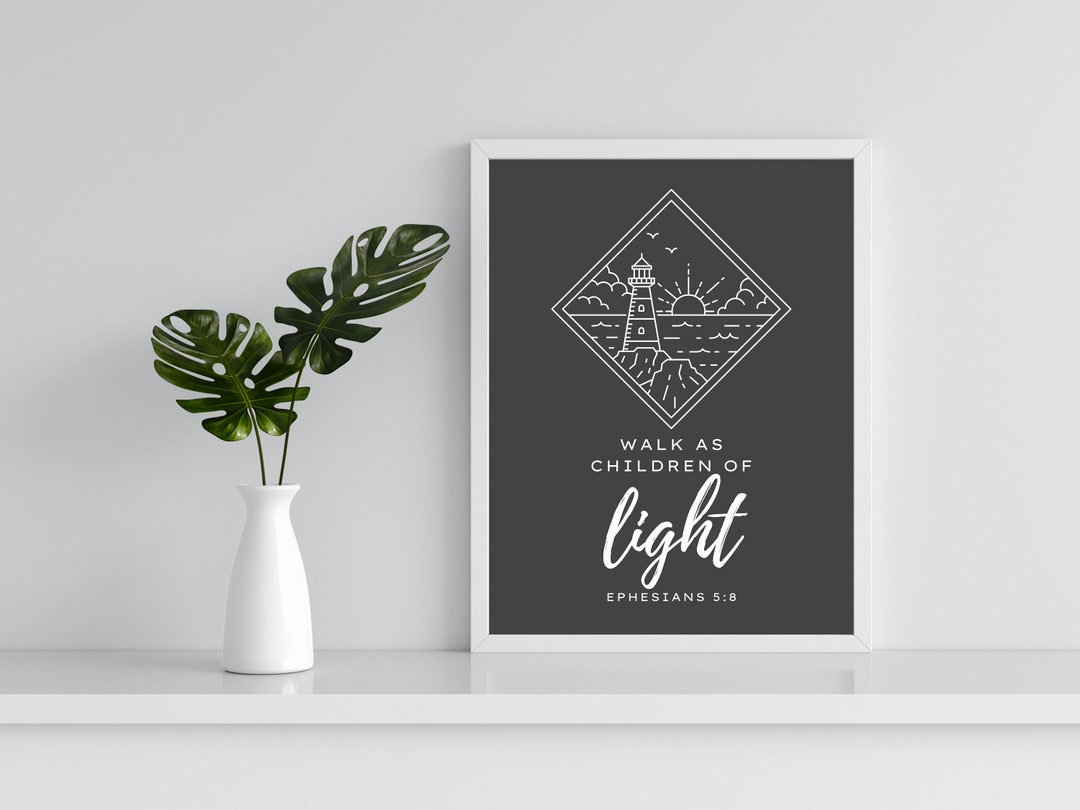 Christian Line Drawing Printable Download Modern Scriptural - Etsy