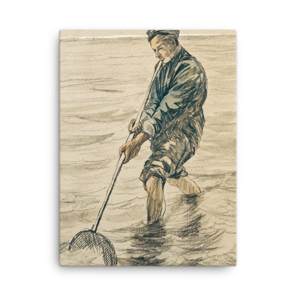The Shell Fisherman (schelpenvisser, 1863–1890) by Vincent Van Gogh ...