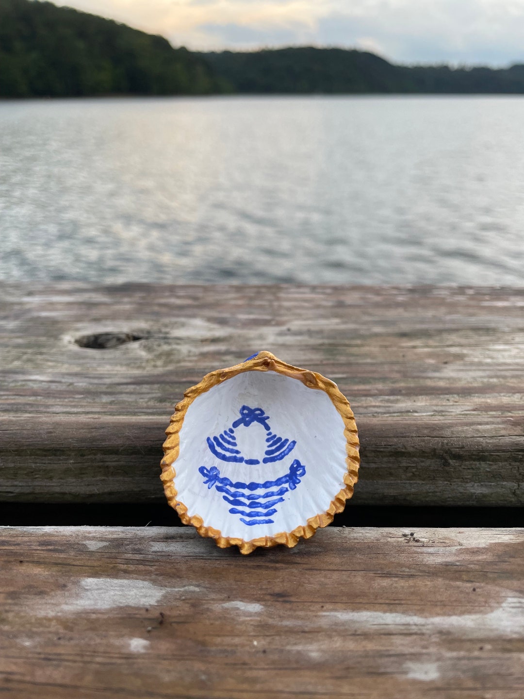 Hand-painted Bikini Ring Dish - Etsy