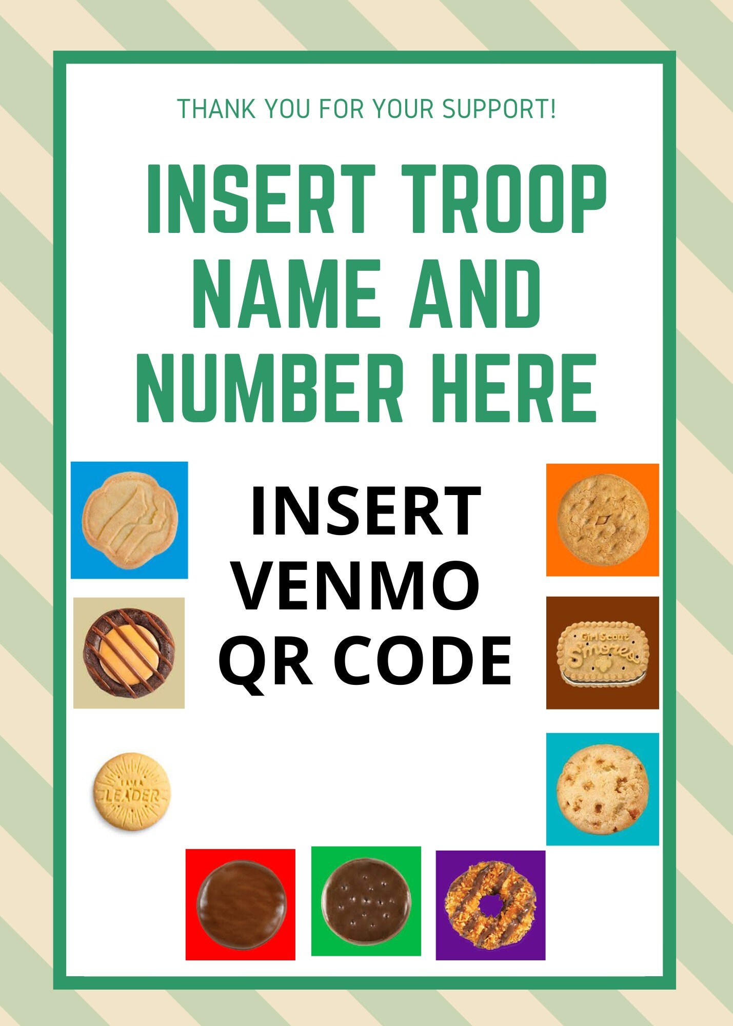 Girl Scout Cookie Booth Flyer - Etsy