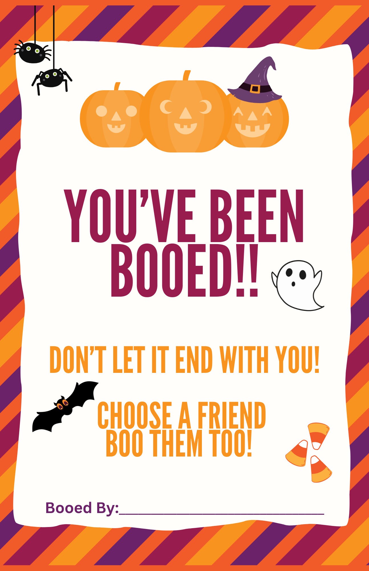 You've Been Booed!! - Etsy