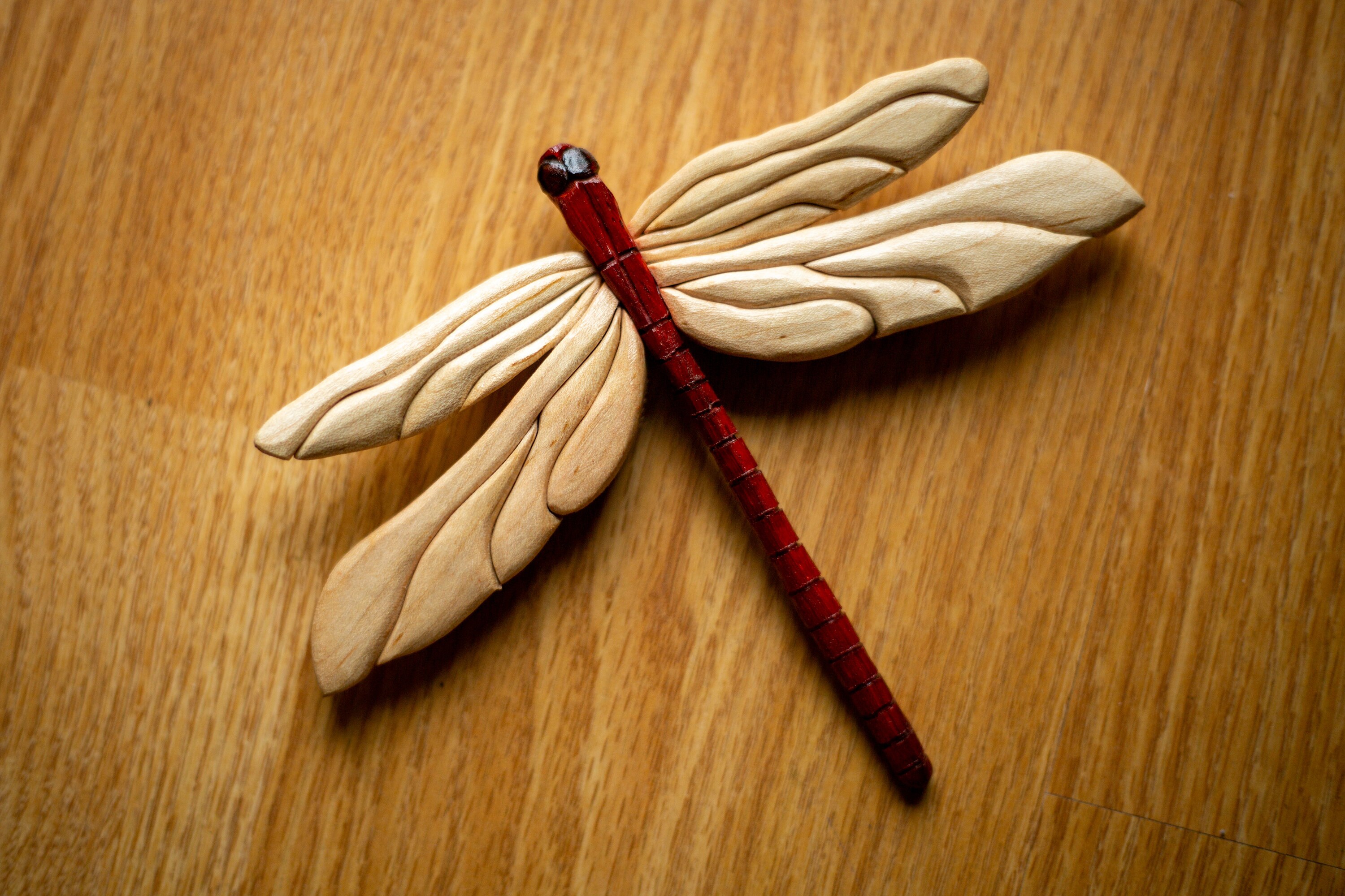 Wooden Magnet, Home Decor, Wooden Wall Art, This Dragonfly Refrigerator ...