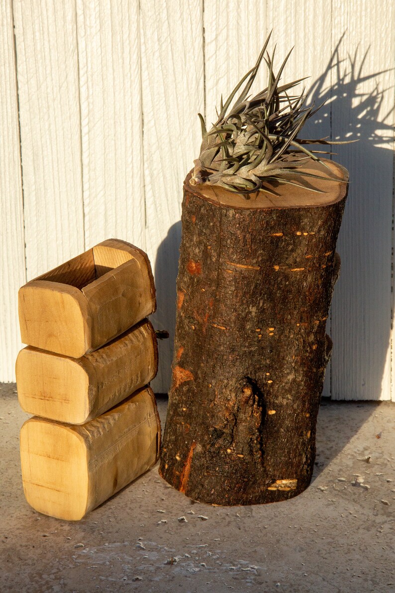 Wooden Box, Rustic Wood, Wooden Jewelry Box, Live Edge Bandsaw Box is a ...