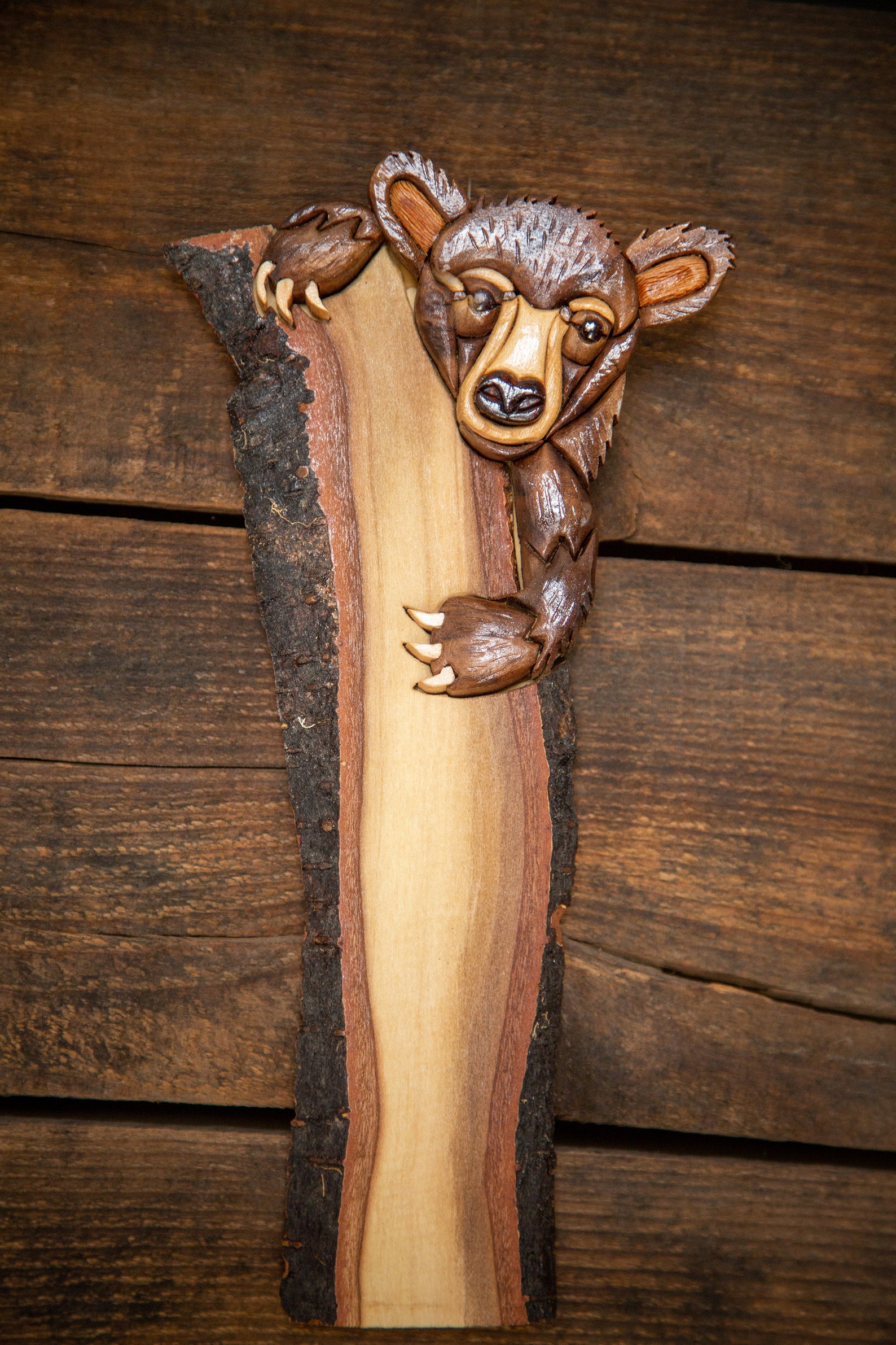 Wooden Wall Art, Wonderful Handmade Gift, Bear Wall Decor, Wood ...