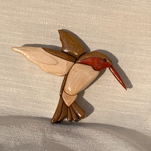 Wooden Wall Art, Hummingbird Wall Decor, Handmade Gift, One of a Kind ...