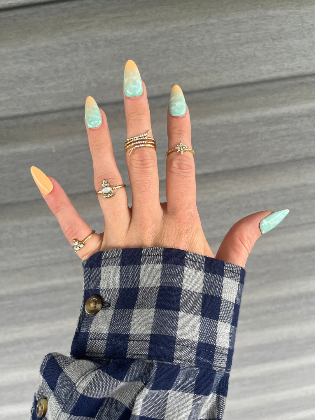 Shore Line Beachy Nails - Etsy UK