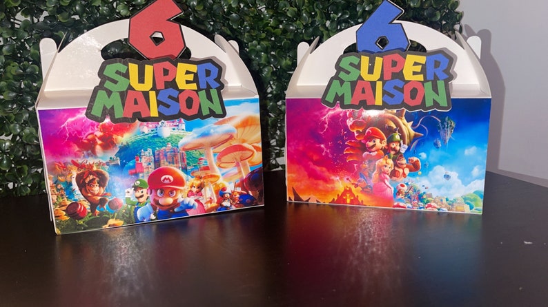 Super Mario Party Favors Etsy