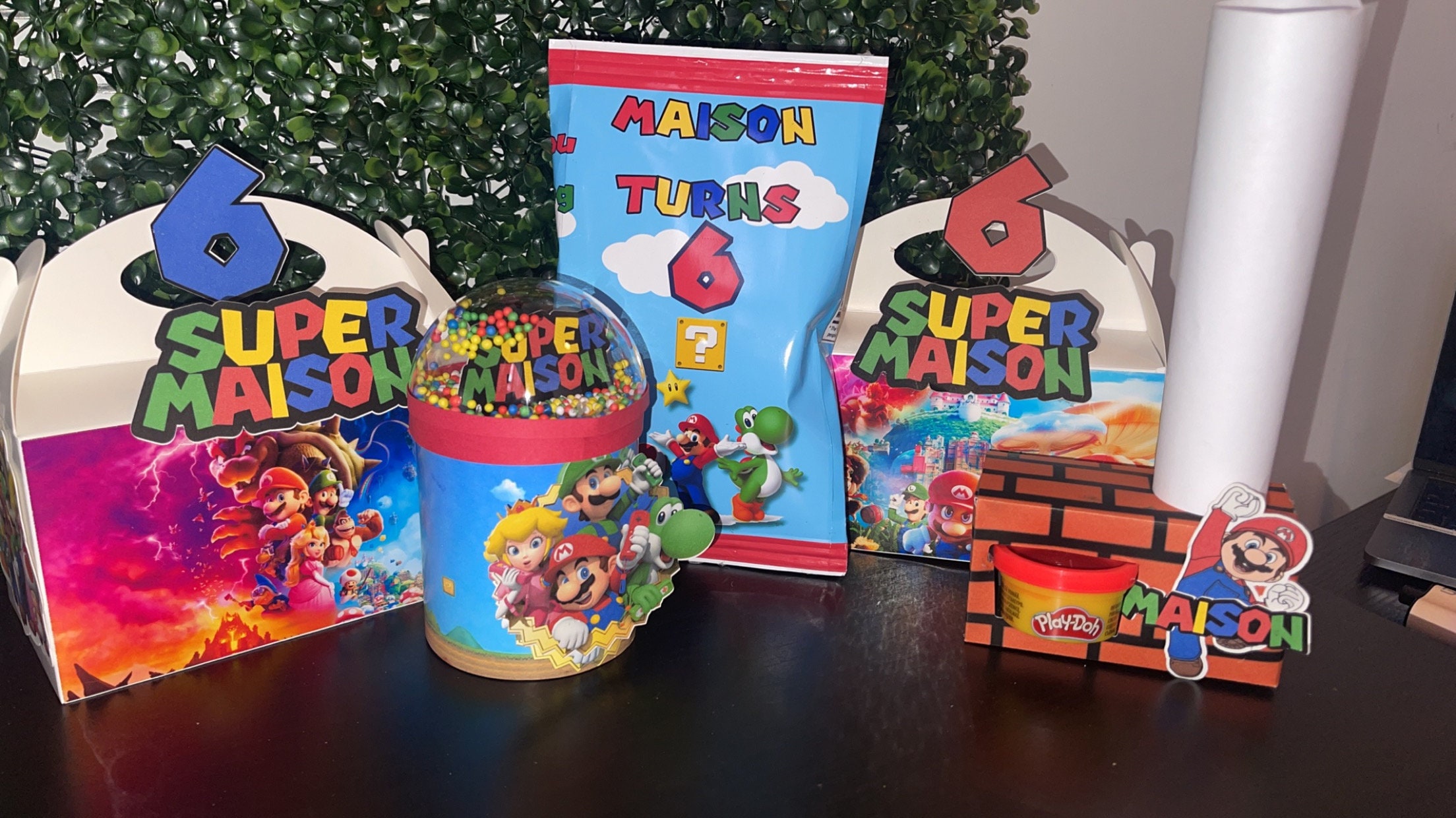 Super Mario Party Favors - Etsy