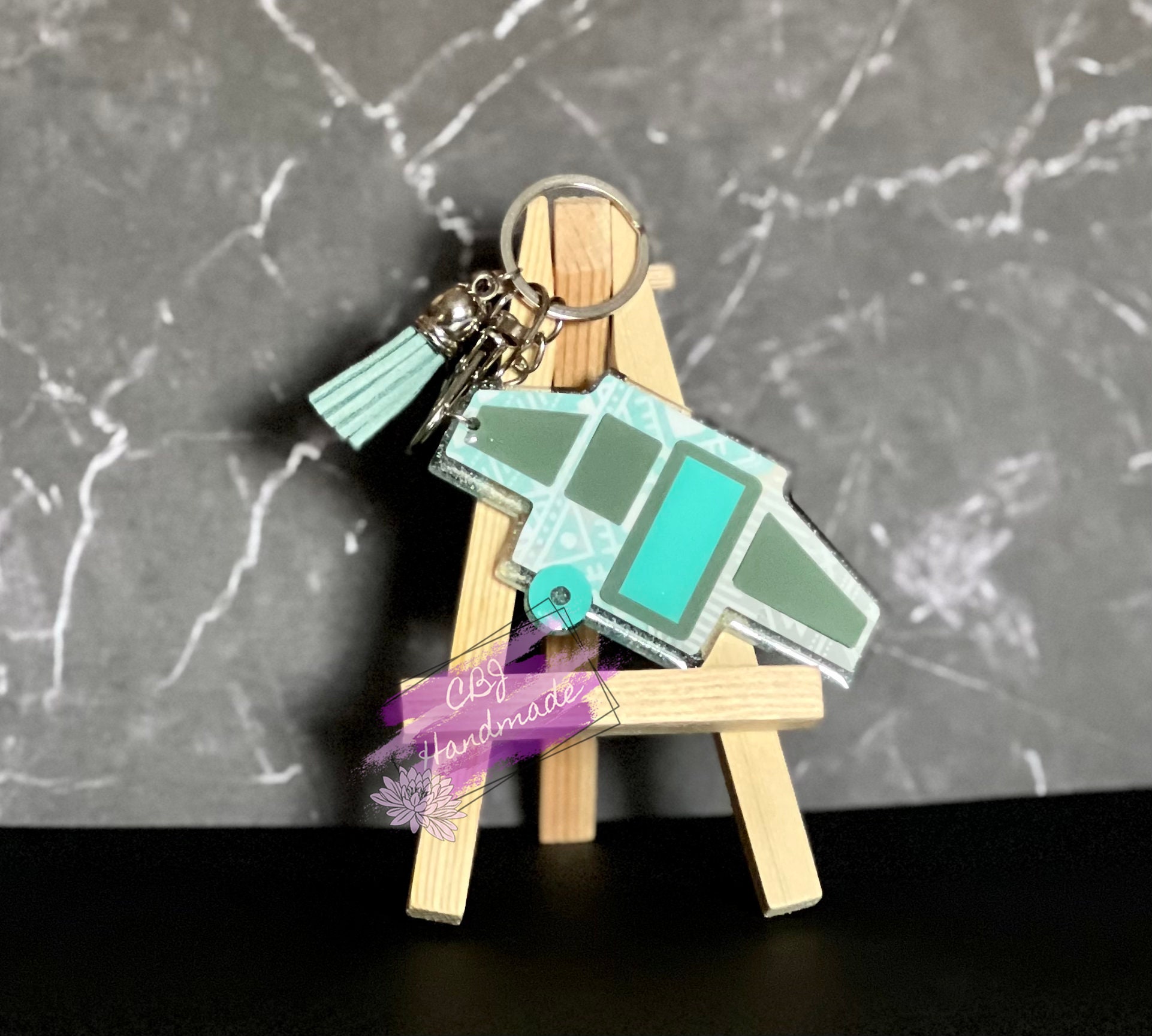 Camping Acrylic Keychain 3 Inch Keychain Camper Pop up - Etsy