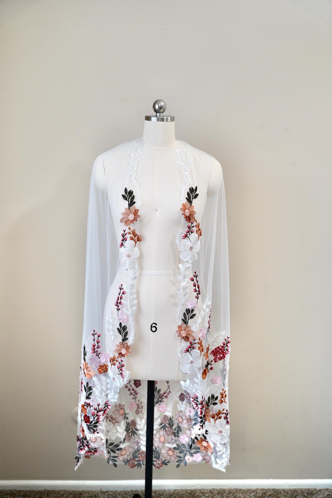 Fiorella - All-season Flower Veil , Inspired Embroidery for Nature ...
