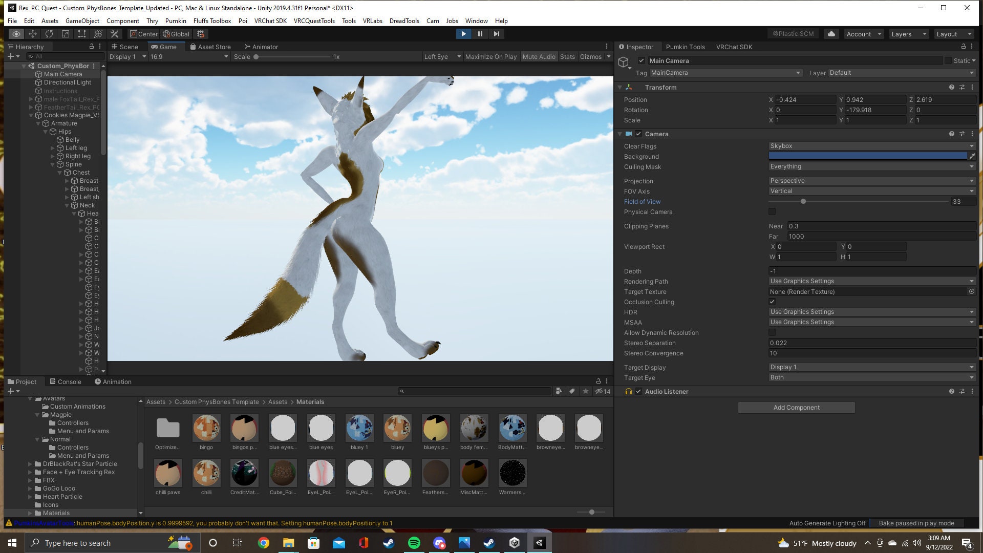 Furry Vrchat Avatar Retextures - Etsy Australia