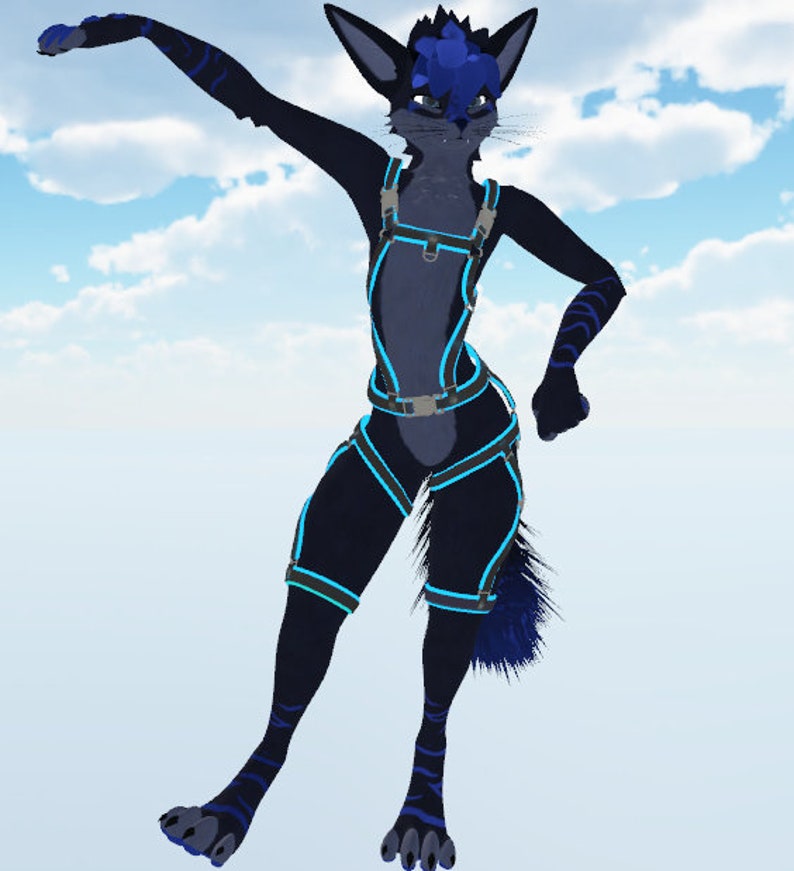 Furry vrchat avatar retextura - Etsy España