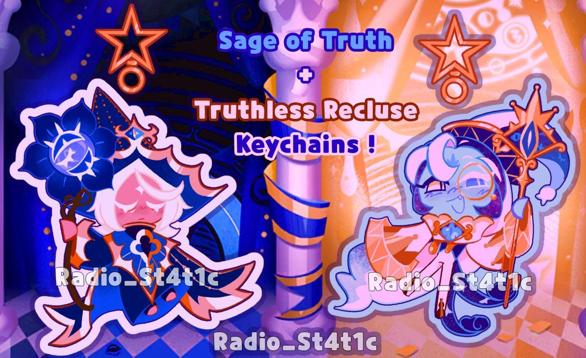 Truthless Recluse + Sage of Truth 2.5 Inch Keychains ! (pure Vanilla ...
