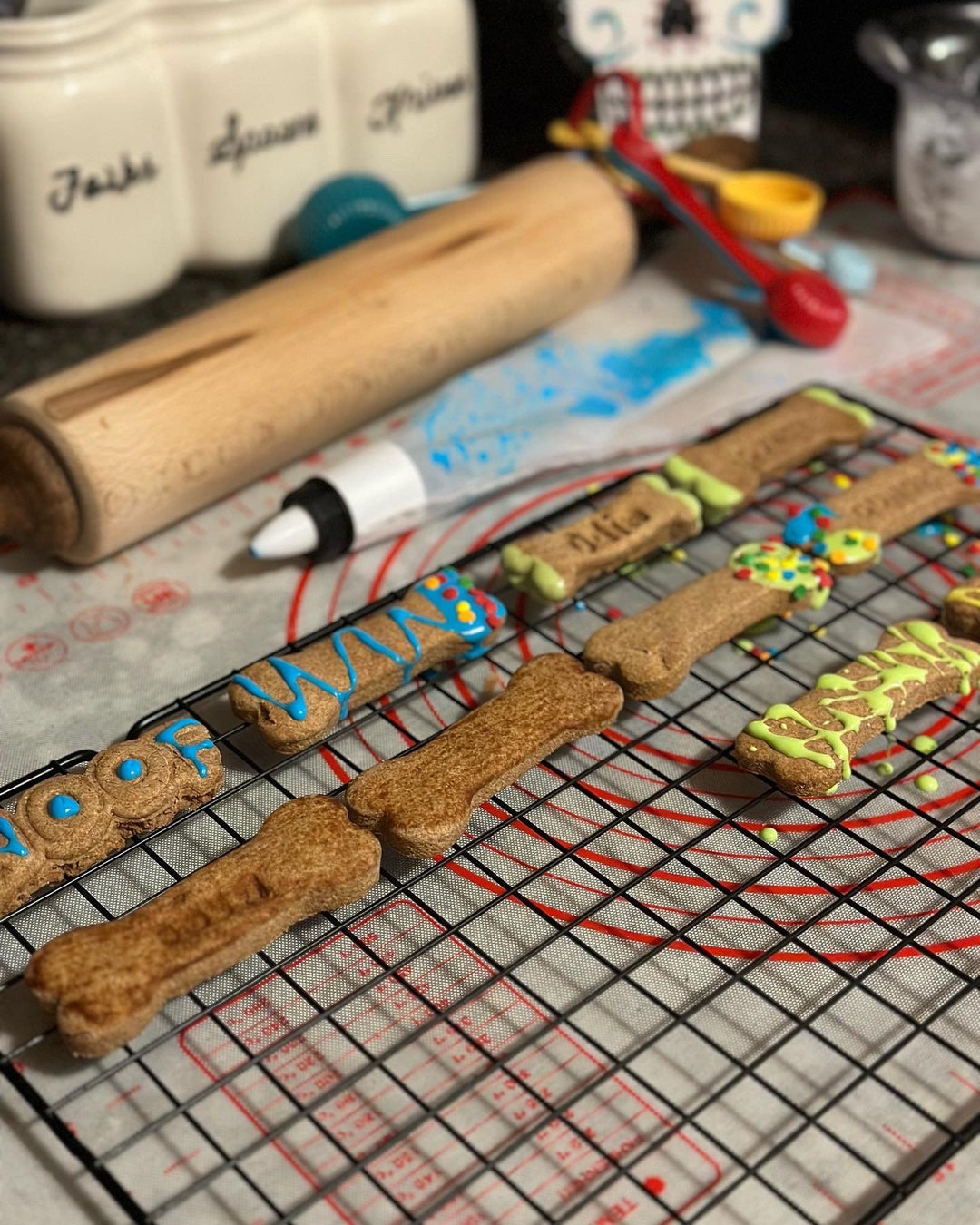 Decorated and Personalized Milk Bones 6 Ct - Etsy