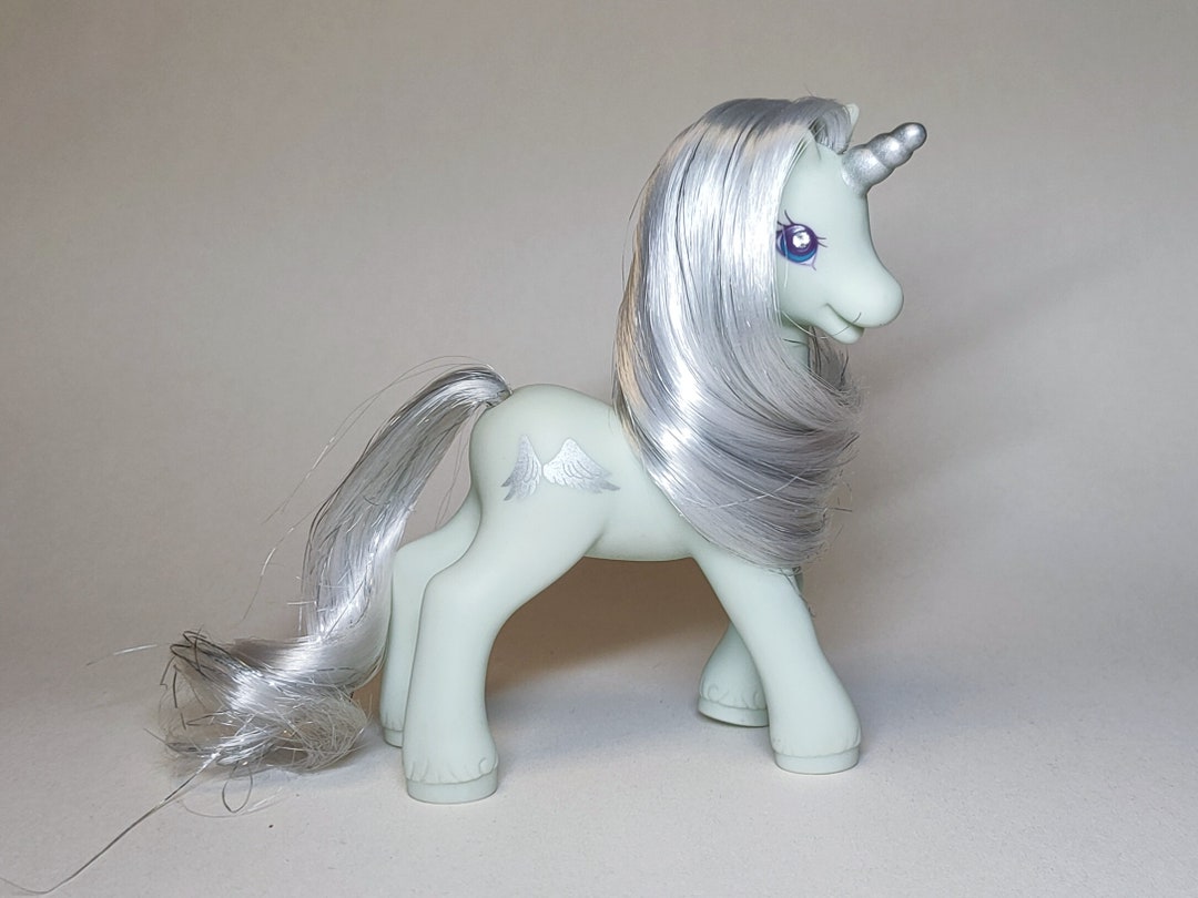 Silver Glow My Little Pony G2 Unicorn Rare Vintage - Etsy