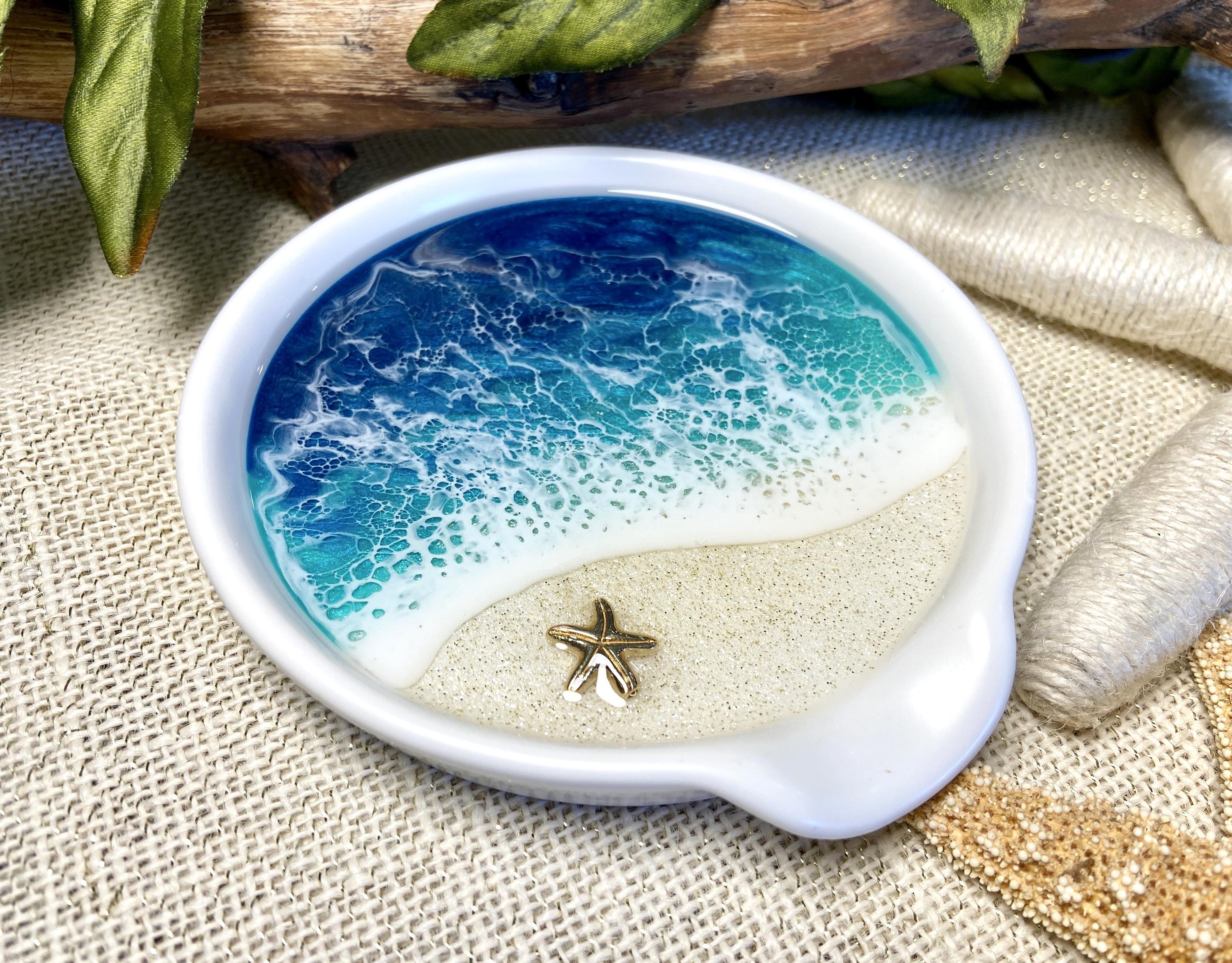 Coastal Spoon Rest: Ocean Kitchen Decor - Etsy