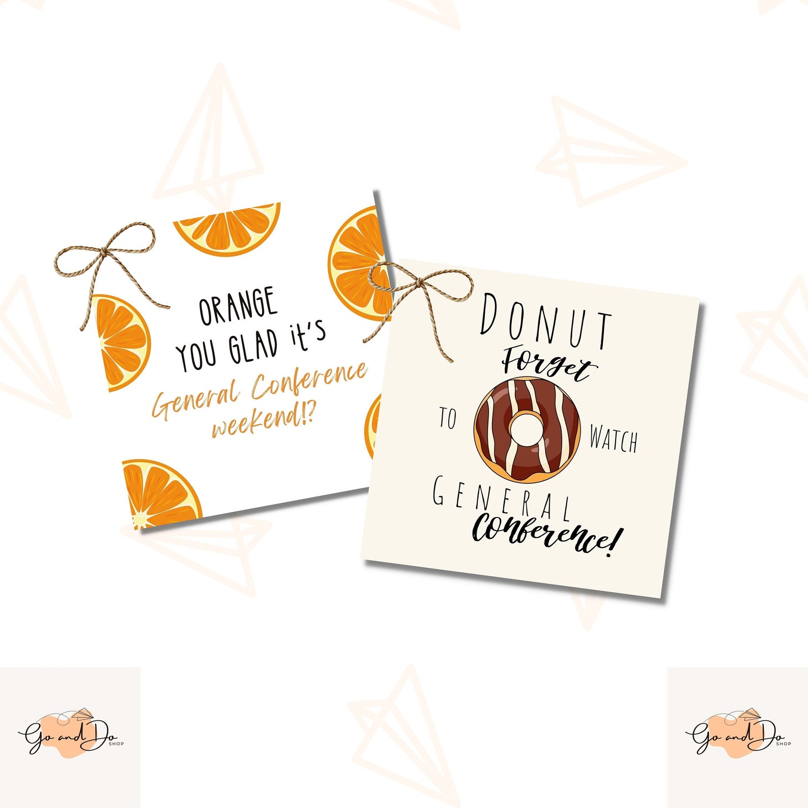 General Conference Gift Tags: LDS Ministering Printables (digital ...