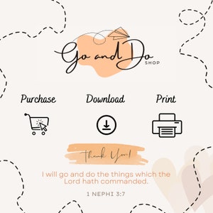 LDS Inspirational Quote Bookmarks - Etsy