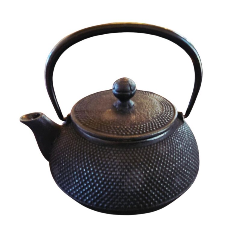 Black Hobnail Cast Iron Teapot Tetsubin Kuro 21 Oz Made in Japan - Etsy