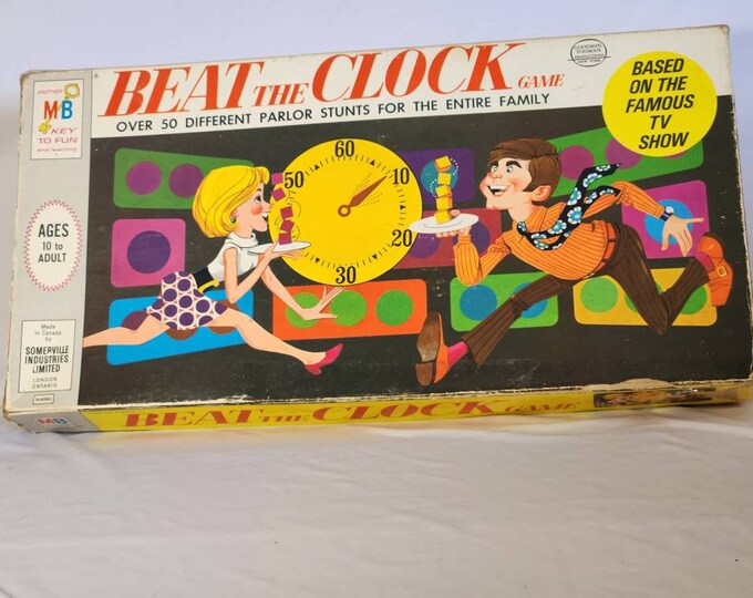 1960s, Beat the Clock, Board Game, Party Game, Vintage Games, Vintage ...