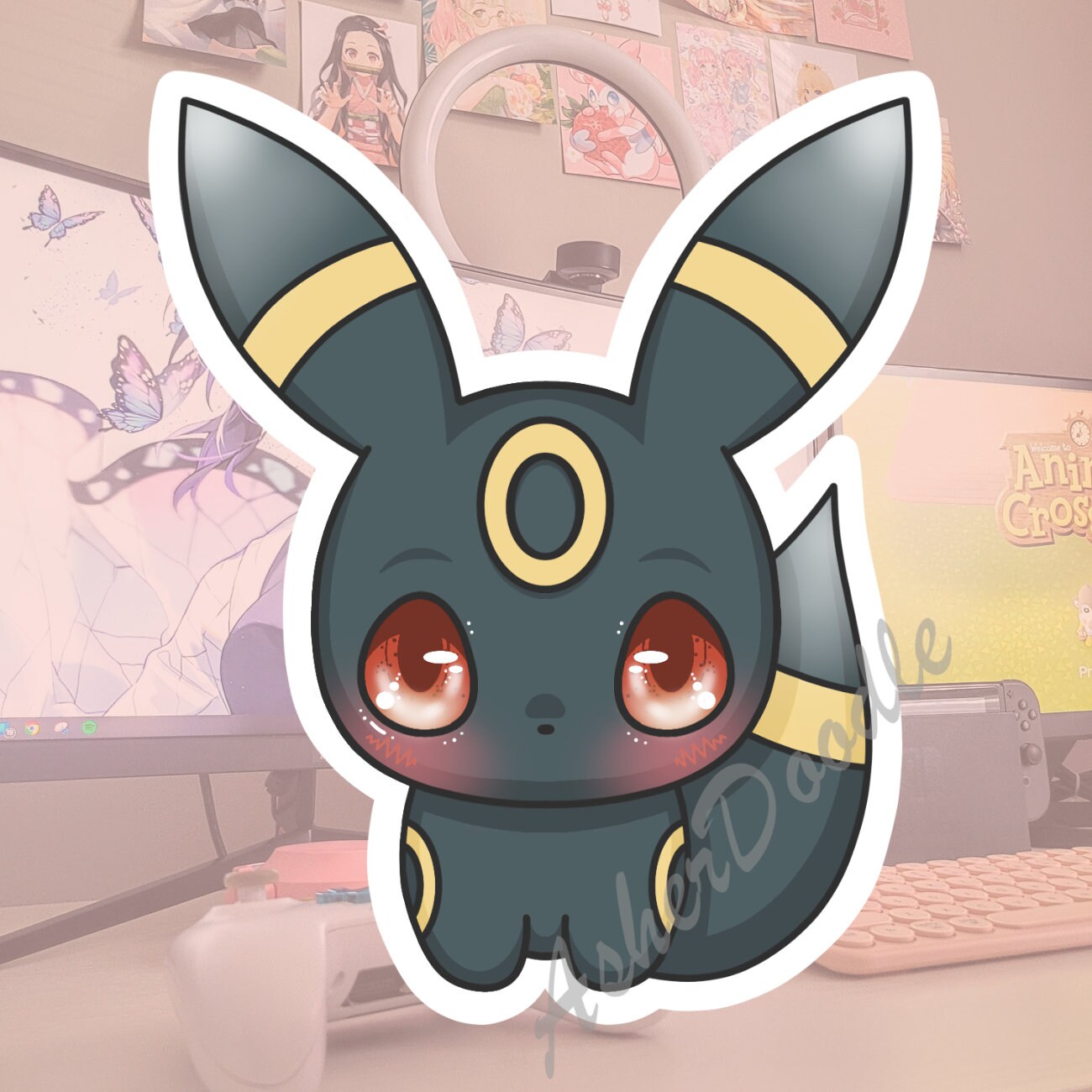 Fondos De Pantalla Animados De Umbreon Chibi Funko 0889698690843