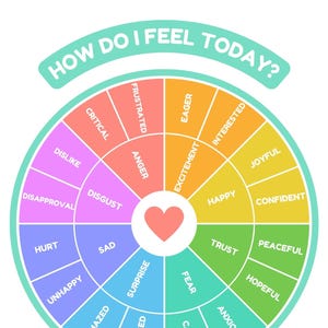 Feelings Wheel for Kids | Emotion Regulation, Zones of Regulation ...