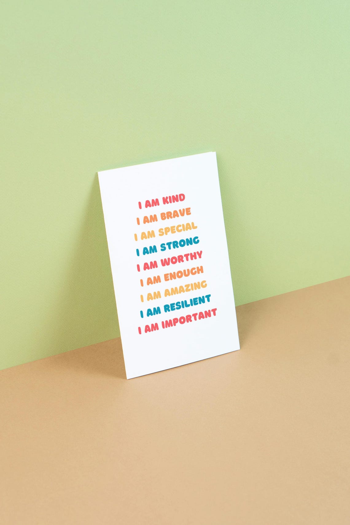 Positive Affirmations Activity Sheet | Printable - Etsy