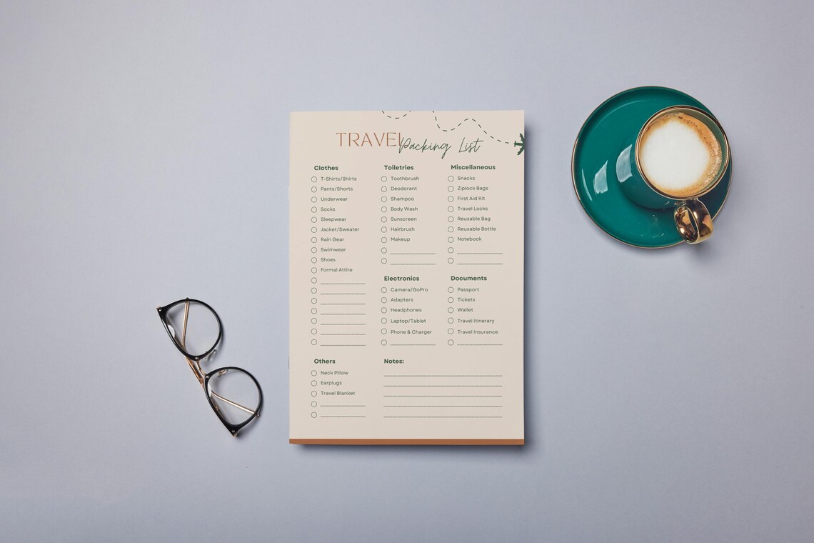 Ultimate Travel Packing List | Journey Checklist, Travel Planner ...