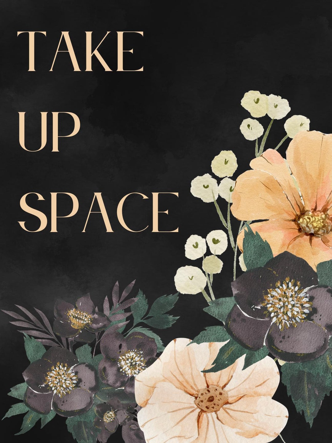 Take up Space Wall Decor | Printable - Etsy