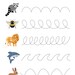 Animal Line Tracing Digital Download | Printable Activity Sheet, Kids ...