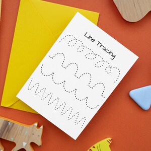 Line Tracing Activity Sheet | Printable - Etsy