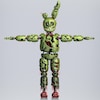 Fnaf Springtrap Full Wearable Head 3D Model STL - FNAF Springtrap ...
