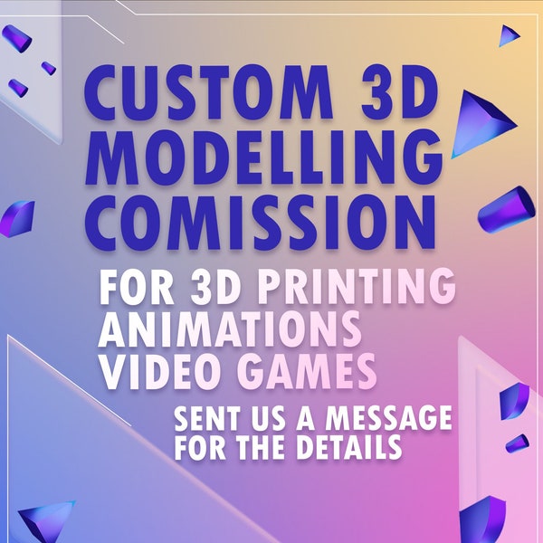 3d Model Commission - Etsy