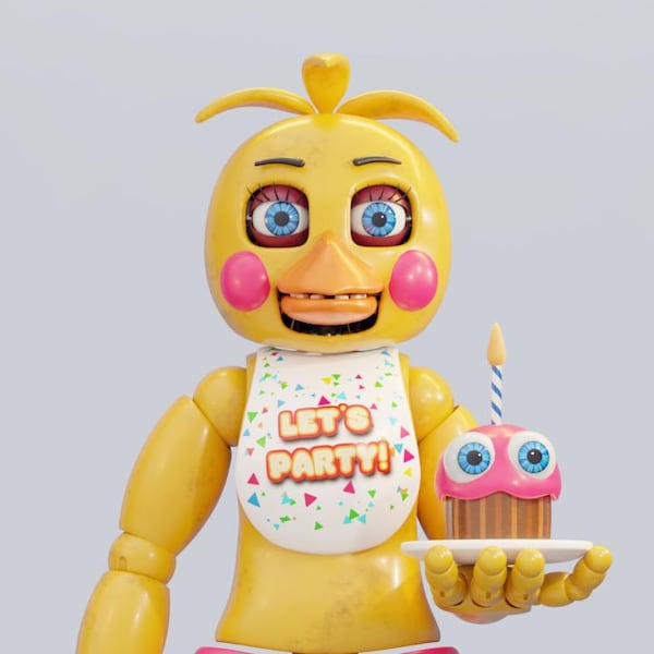 Toy Chica 3d Model - Etsy