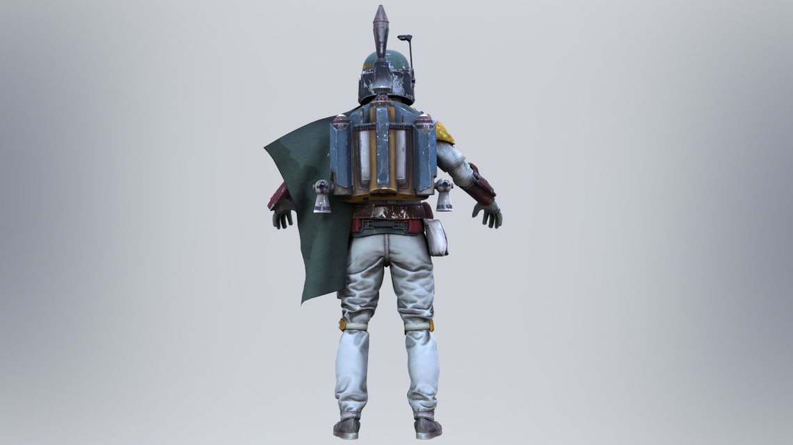 Boba Fett ROTJ Accurate Full Body Wearable Armor and Helmet and Jetpack ...