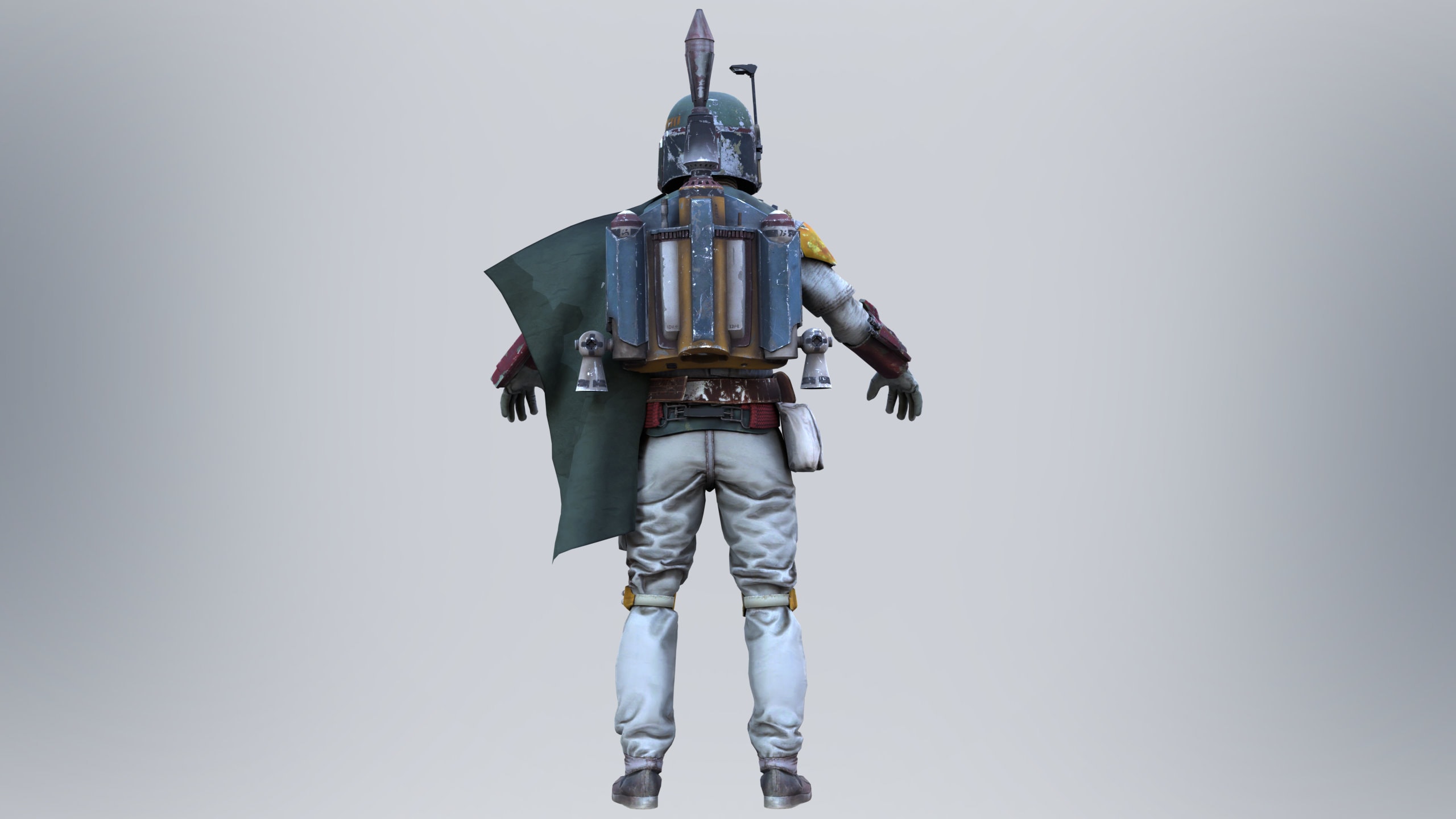 Boba Fett ROTJ Accurate Full Body Wearable Armor and Helmet and Jetpack ...