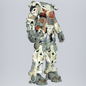 Fallout Power Frame Armor Full Body Wearable Armor 3D Model STL Files ...