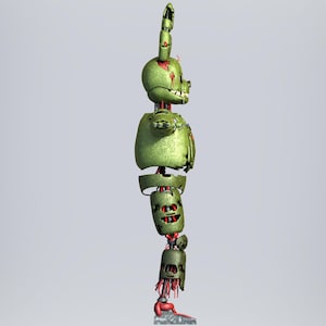 FNAF Springtrap Full Body Wearable Armor and Head Fnaf Springtrap Furry ...