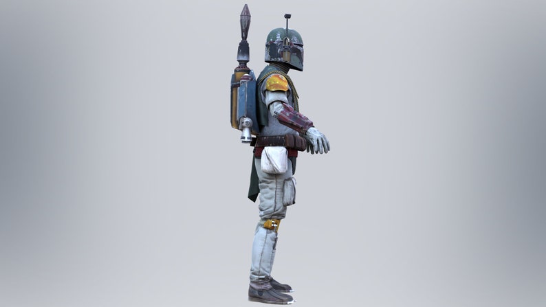 Boba Fett ROTJ Accurate Full Body Wearable Armor and Helmet and Jetpack ...