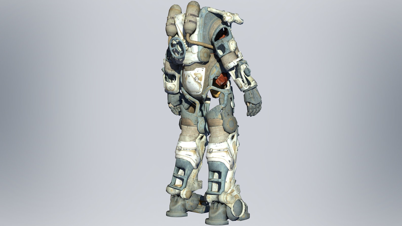 Fallout Power Frame Armor Full Body Wearable Armor 3D Model STL Files ...