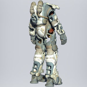 Fallout Power Frame Armor Full Body Wearable Armor 3D Model STL Files ...