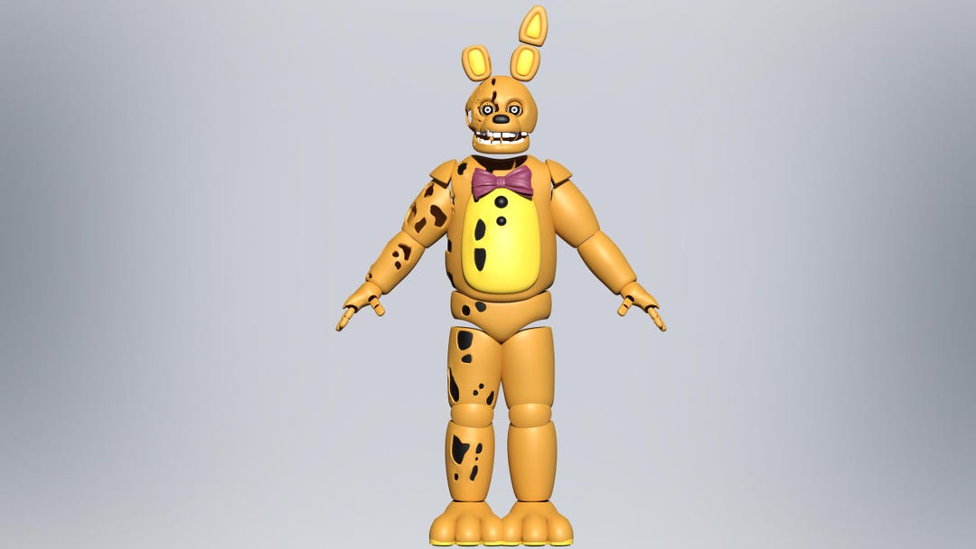 FNAF Spring Bonnie Withered Movie Version Full Body Wearable Armor and ...