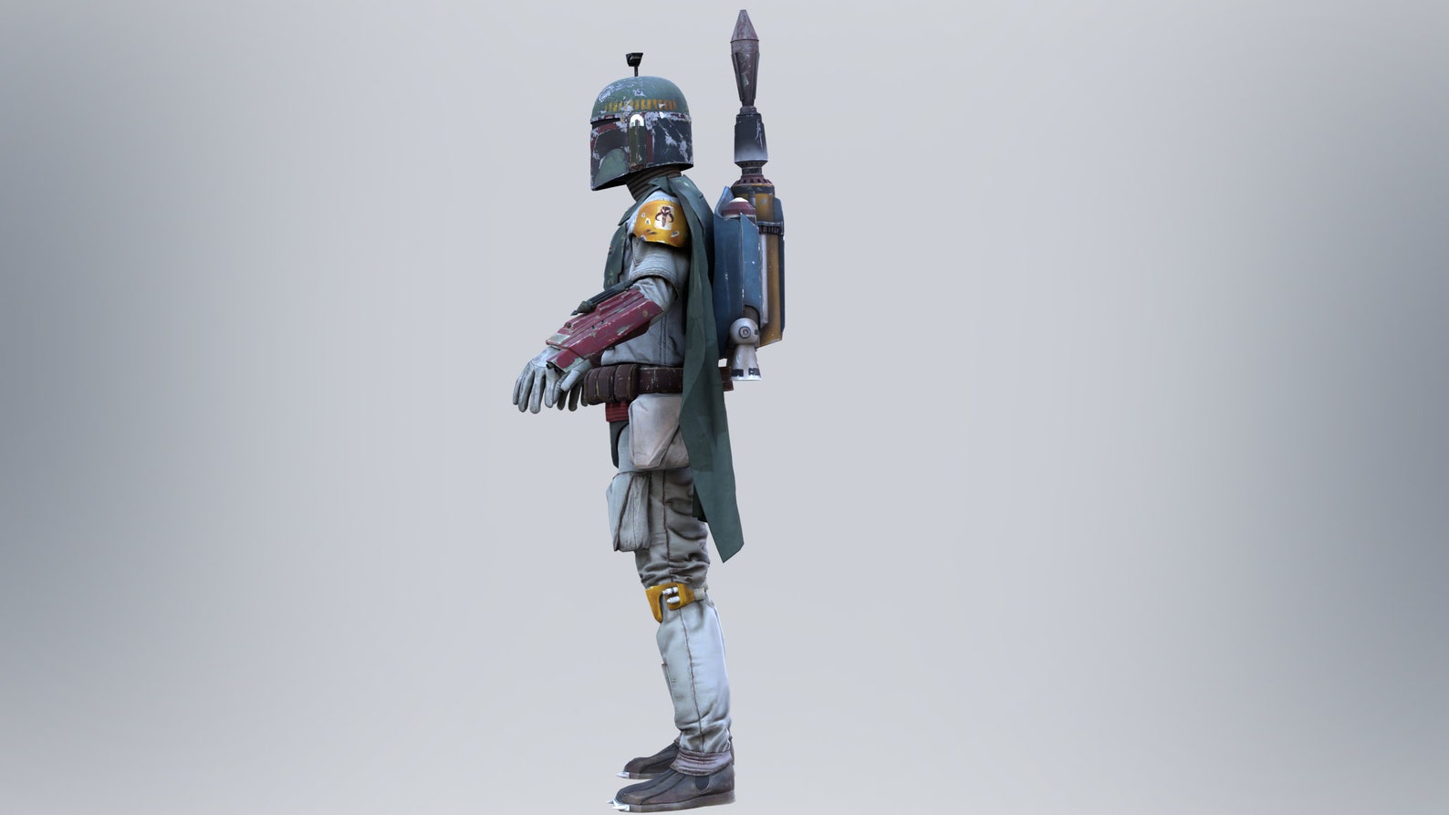 Boba Fett ROTJ Accurate Full Body Wearable Armor and Helmet and Jetpack ...