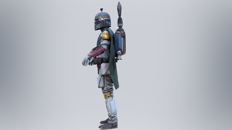 Boba Fett ROTJ Accurate Full Body Wearable Armor and Helmet and Jetpack ...