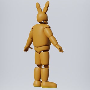 FNAF Spring Bonnie Movie Version Wearable Head Helmet Mask Fnaf ...