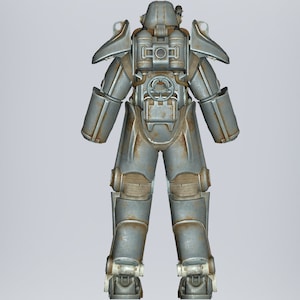 Fallout 4 T-45 Power Armor Full Body Wearable Armor and Helmet 3D Model ...